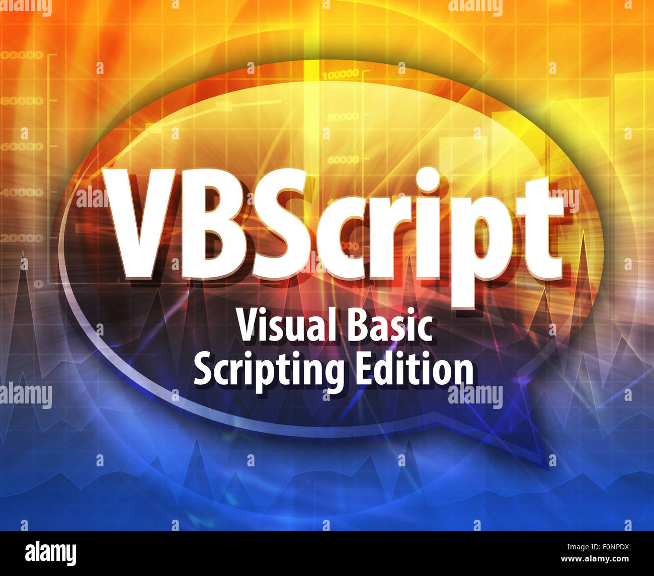 Speech bubble illustration of information technology acronym abbreviation term definition ...