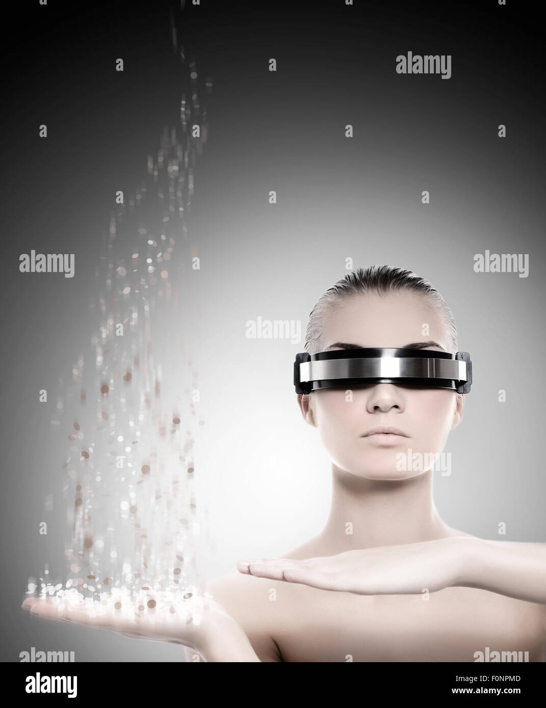 Beautiful female robot hi-res stock photography and images - Alamy