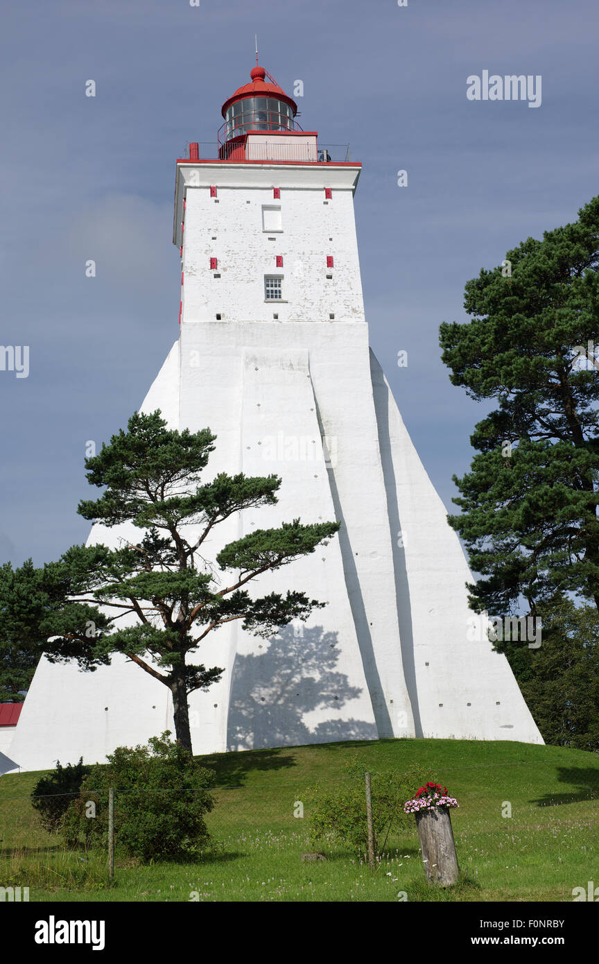 Kõpu lighthouse. Island Hiiumaa. Estonia 06th August, 2015 Stock Photo ...