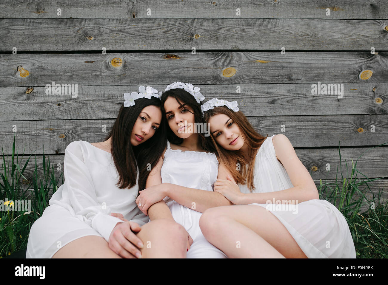 three beautiful girls Stock Photo - Alamy