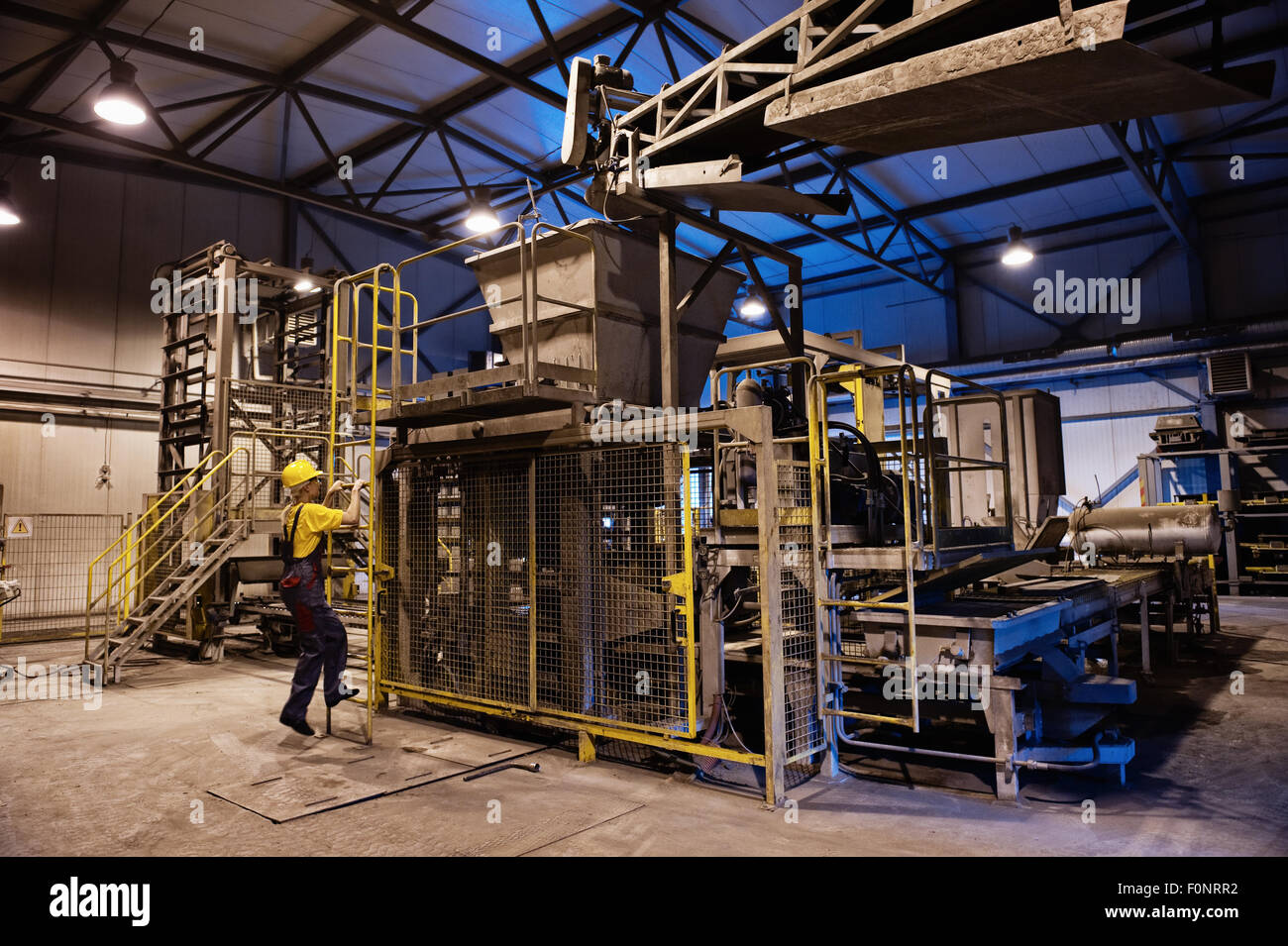 Female factory worker Stock Photo - Alamy
