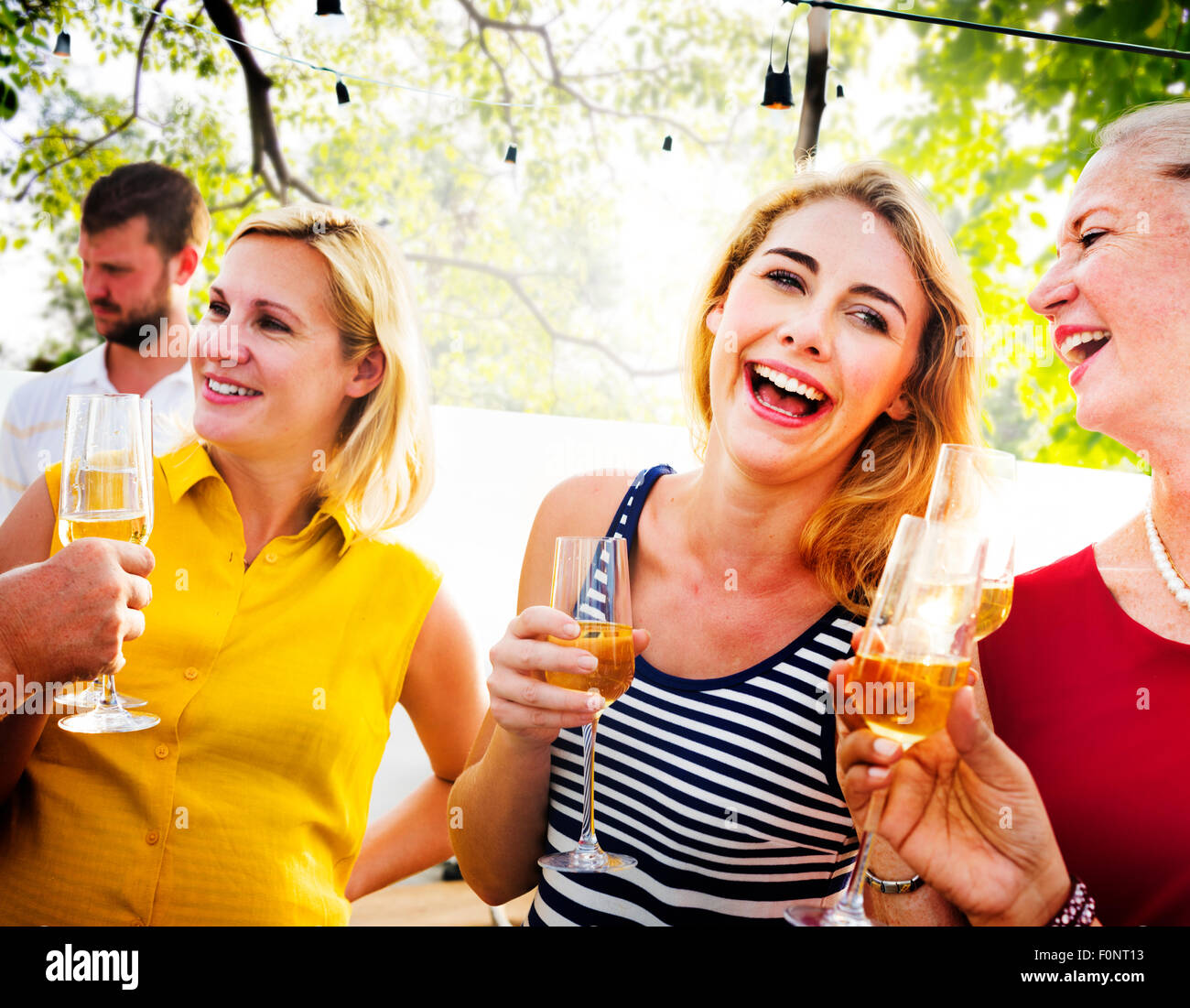 Friends Friendship Party Hanging out Concept Stock Photo - Alamy