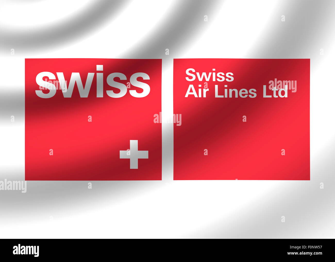 Swiss Air logo icon flag symbol emblem sign mark Stock Photo - Alamy