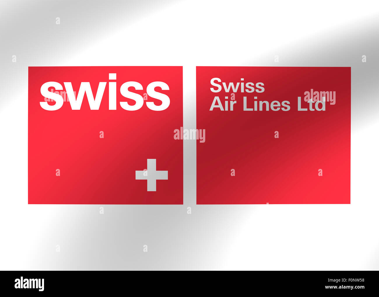 Swiss Air logo icon flag symbol emblem sign mark Stock Photo - Alamy