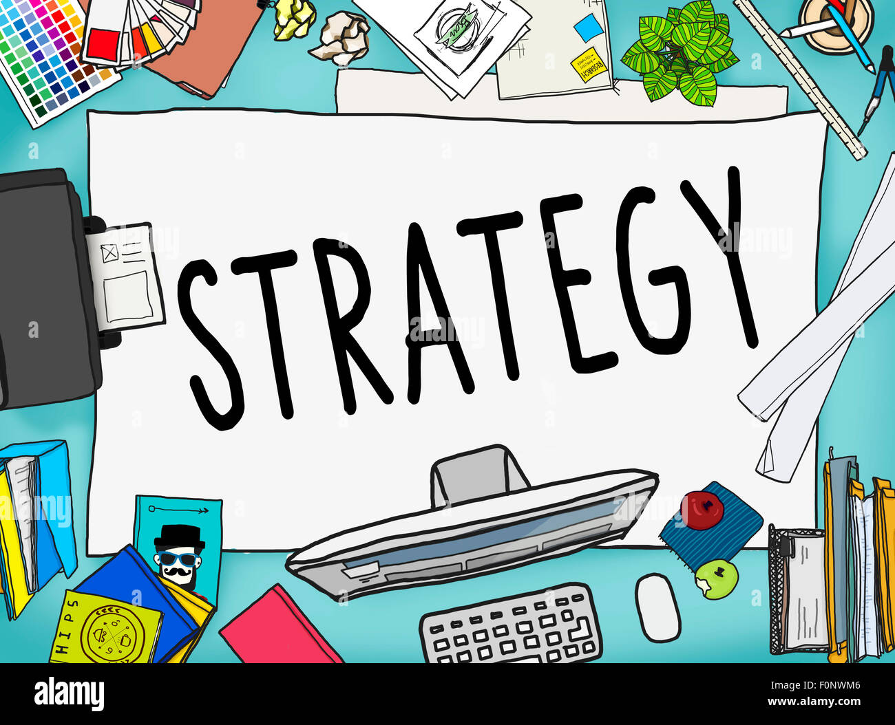 Strategy Planning Solution Vision Tactics Concept Stock Photo - Alamy