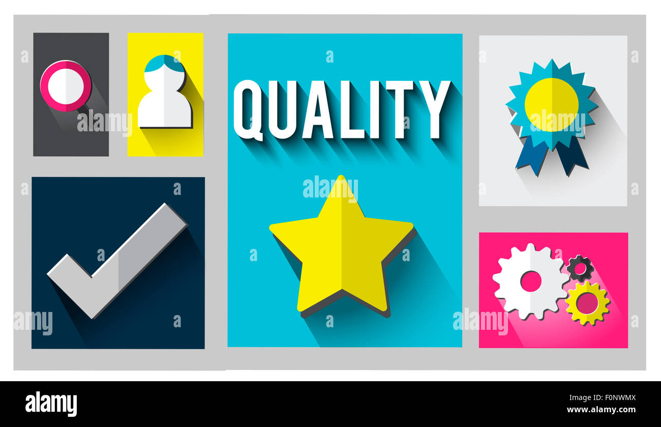 Quality Level Condition Grade Satisfaction Status Concept Stock Photo ...