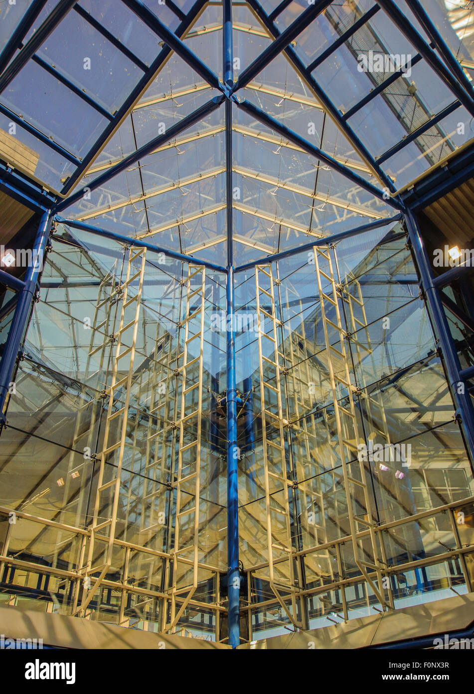 Reflections and entrance to the NIA Stock Photo - Alamy