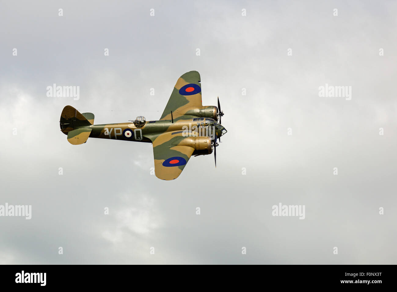 Bristol Blenheim bomber Mk1 (restored from a Mk1V) at the Shuttleworth ...