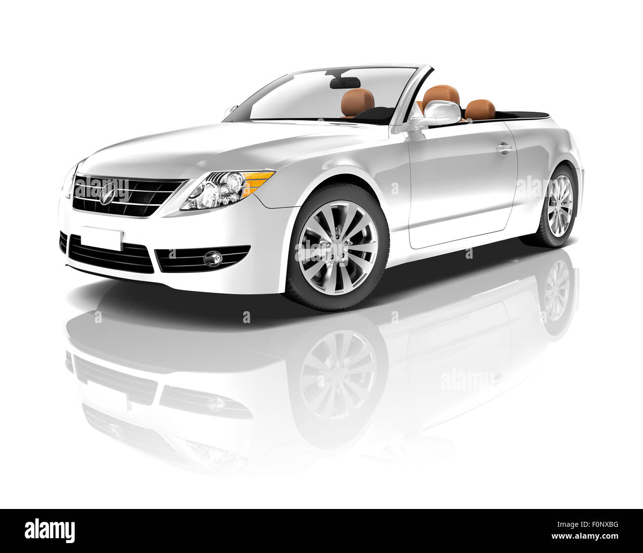 Car Vehicle Transportation 3D Illustration Concept Stock Photo - Alamy