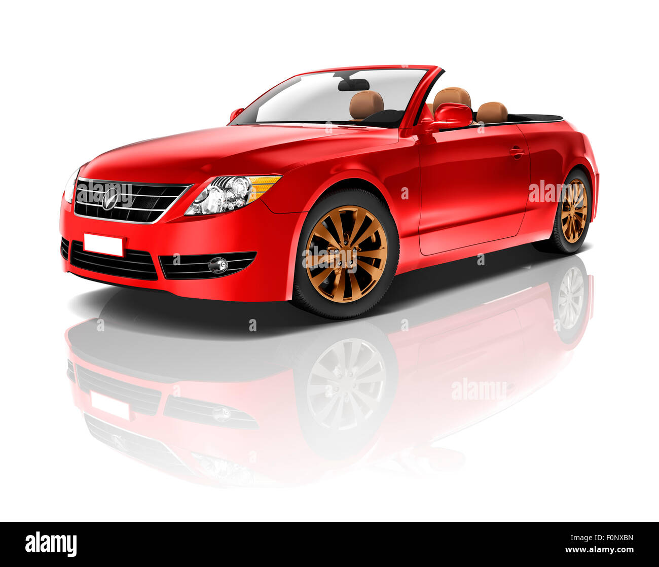 Car Vehicle Transportation 3D Illustration Concept Stock Photo - Alamy