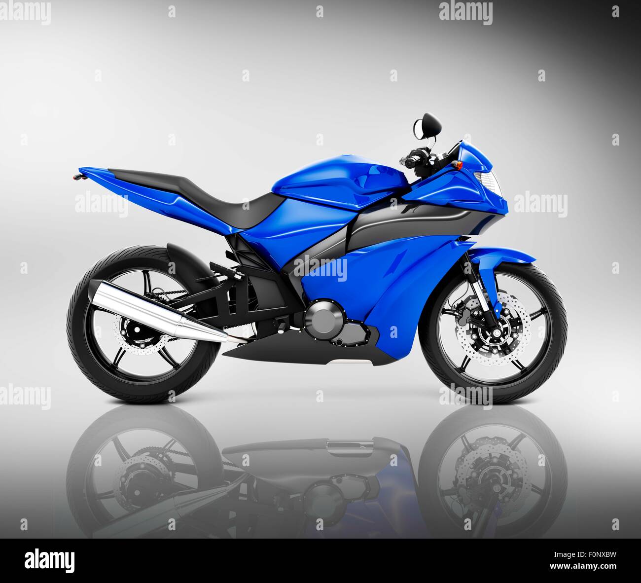 Brandless Motorcycle Motorbike Vehicle Concept Stock Photo - Alamy