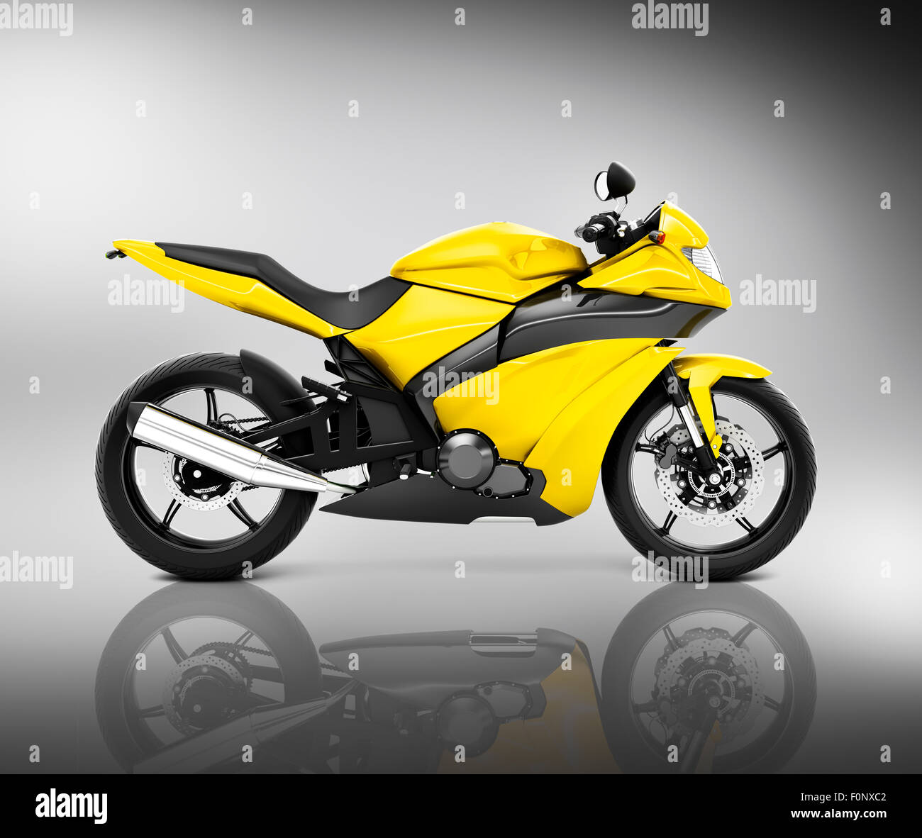 Brandless Motorcycle Motorbike Vehicle Concept Stock Photo - Alamy