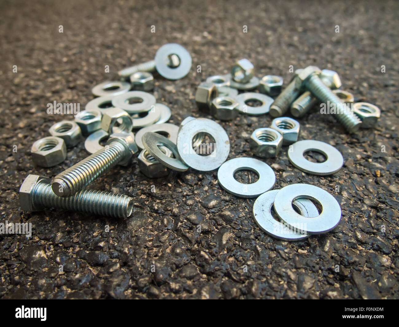 Many Hardwares Are on the Ground at the Construction Site Stock Photo ...