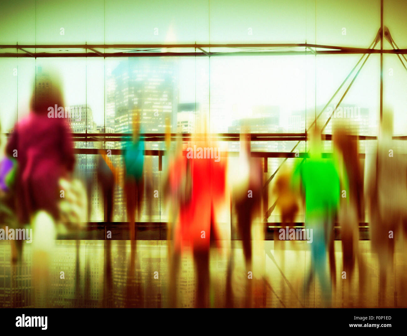 People Consumer Shopping Commuter Consumerism Crowded Concept Stock ...