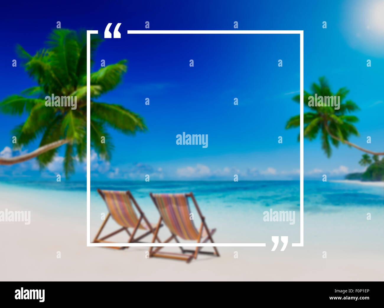 Holiday Summer Vacation Frame Pattern Concept Stock Photo - Alamy