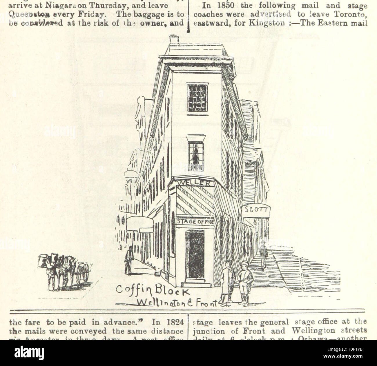 Robertsons landmarks toronto collection historical hi-res stock ...