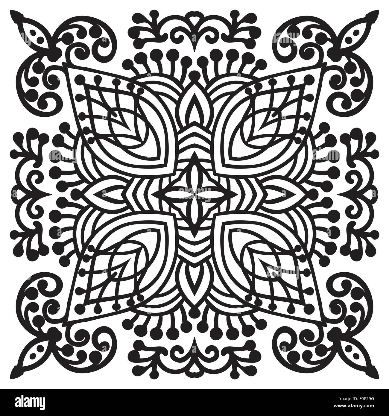 Japanese mandala Cut Out Stock Images & Pictures - Alamy