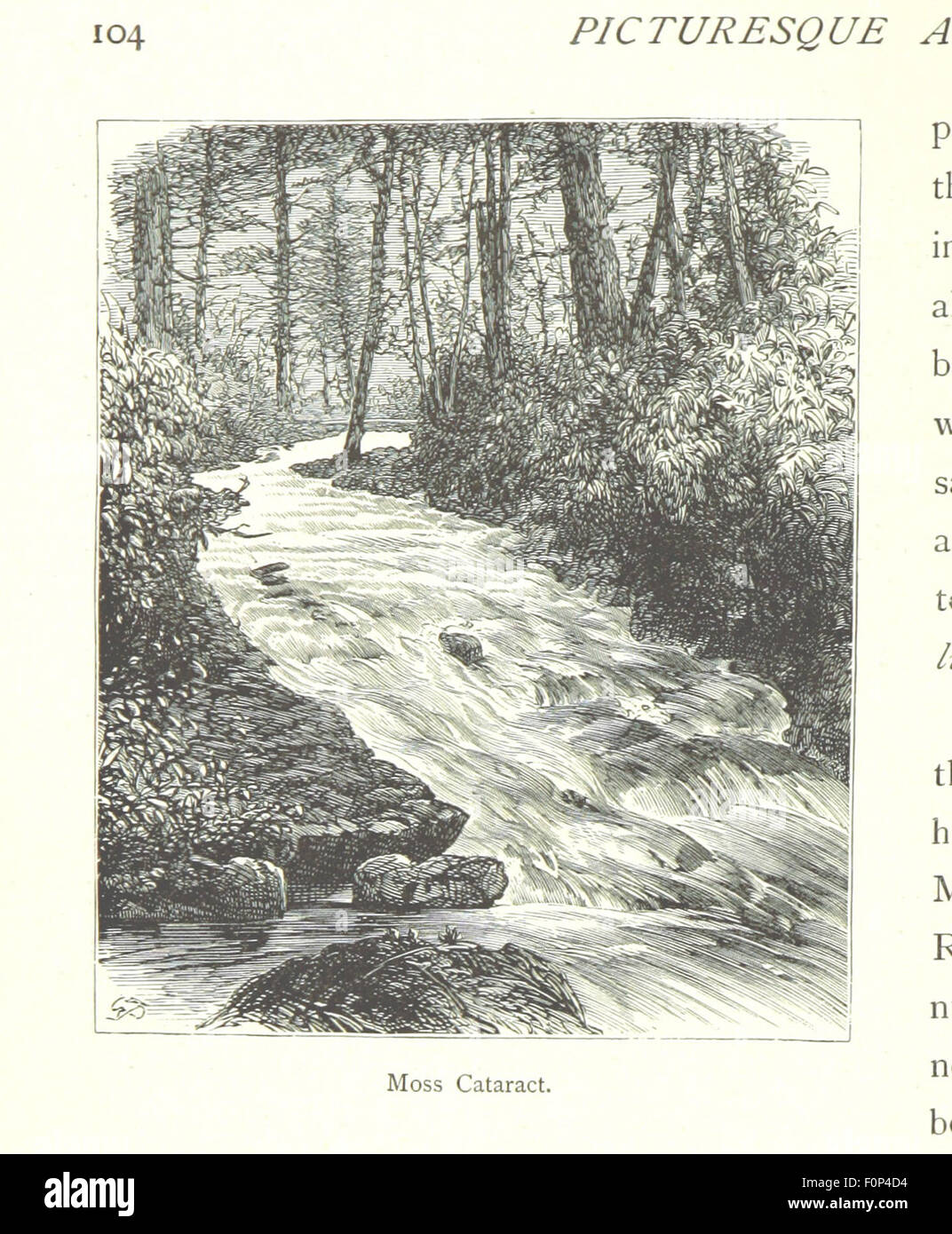 An image from 'Picturesque America', a travel book featuring ...