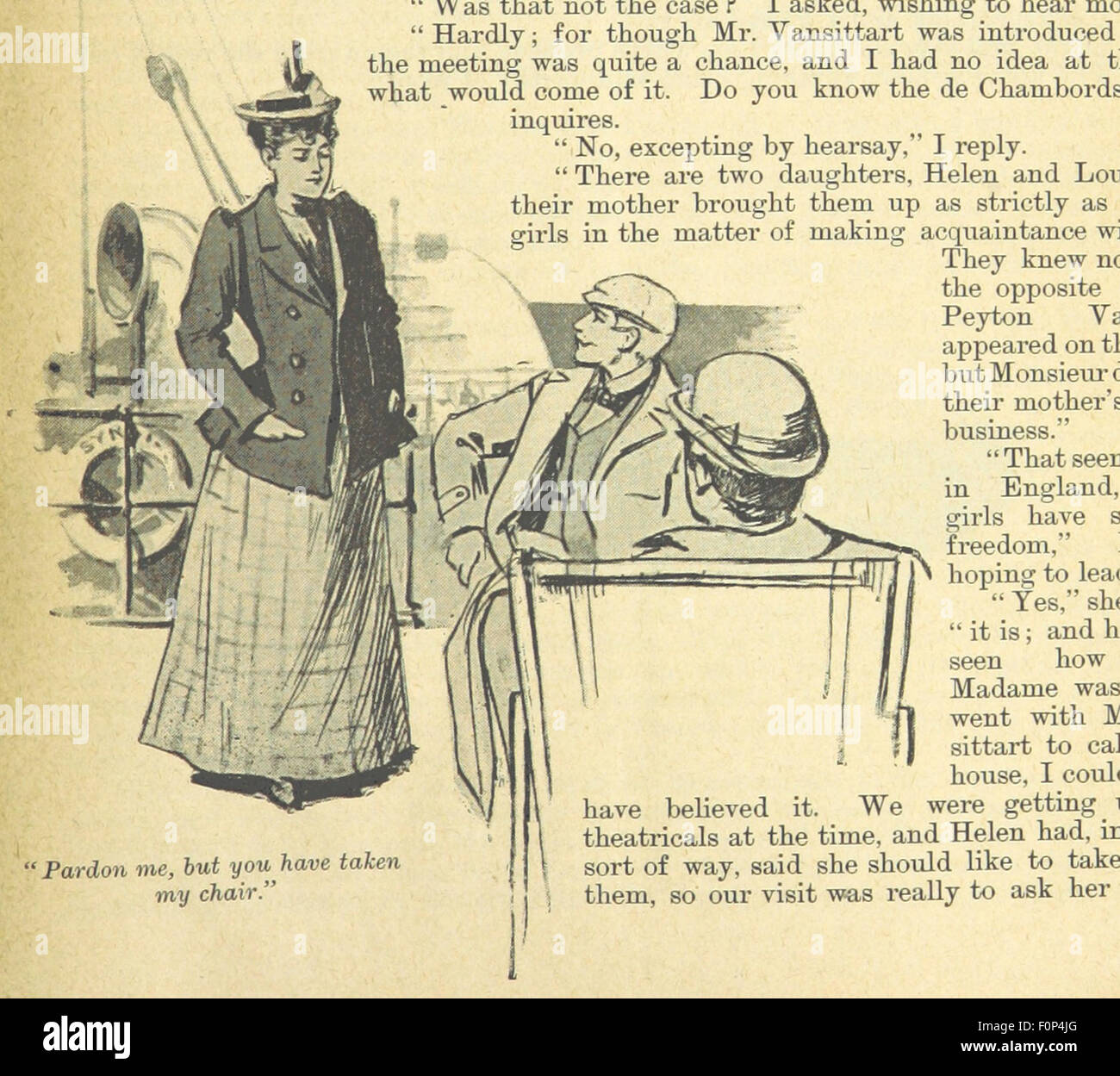 Image from page 15 of 'Thro' the Battle Smoke', illustrating a scene ...