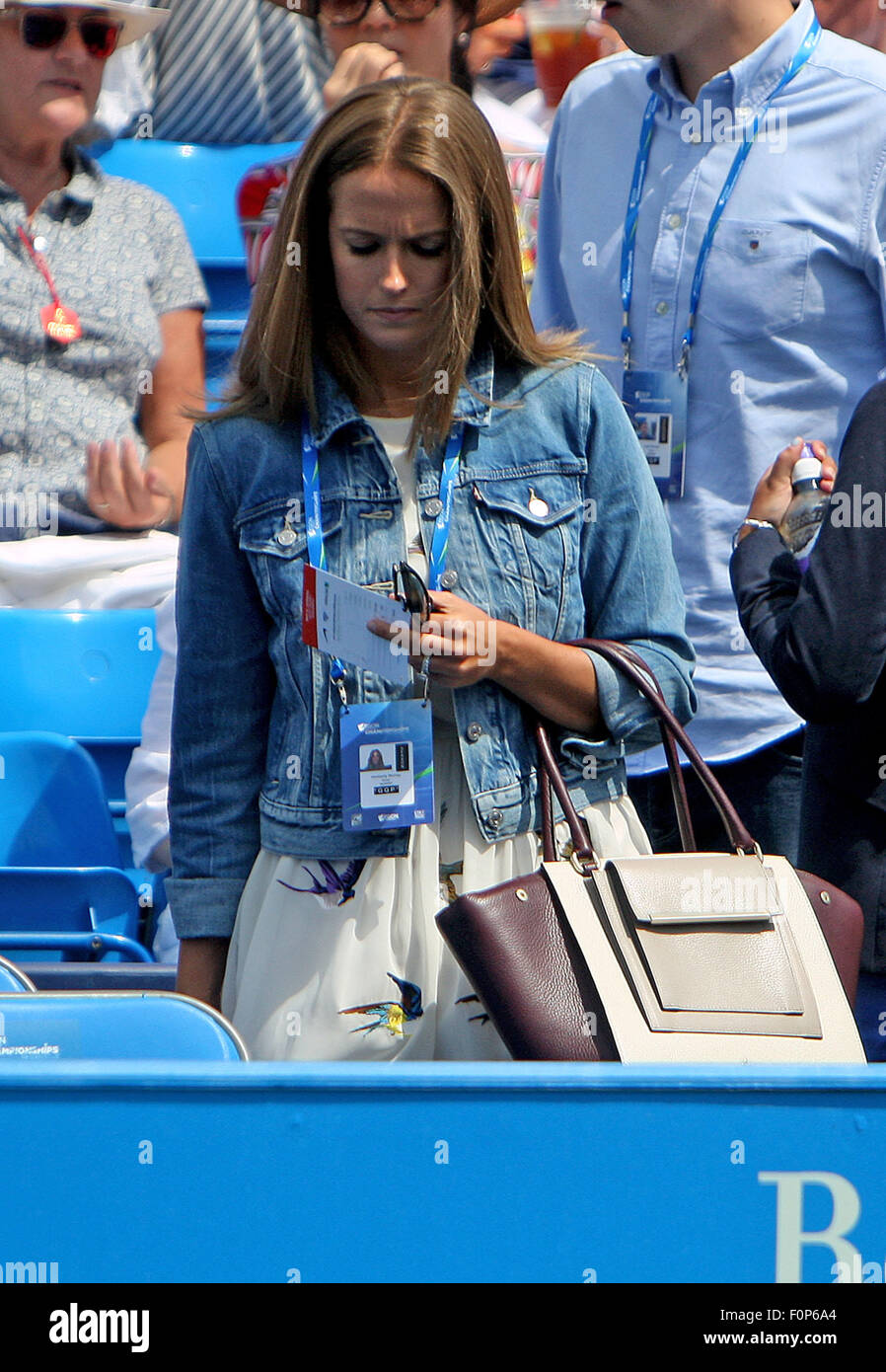 Kim Murray at the Aegon Championships at Queen's Club watching Andy ...