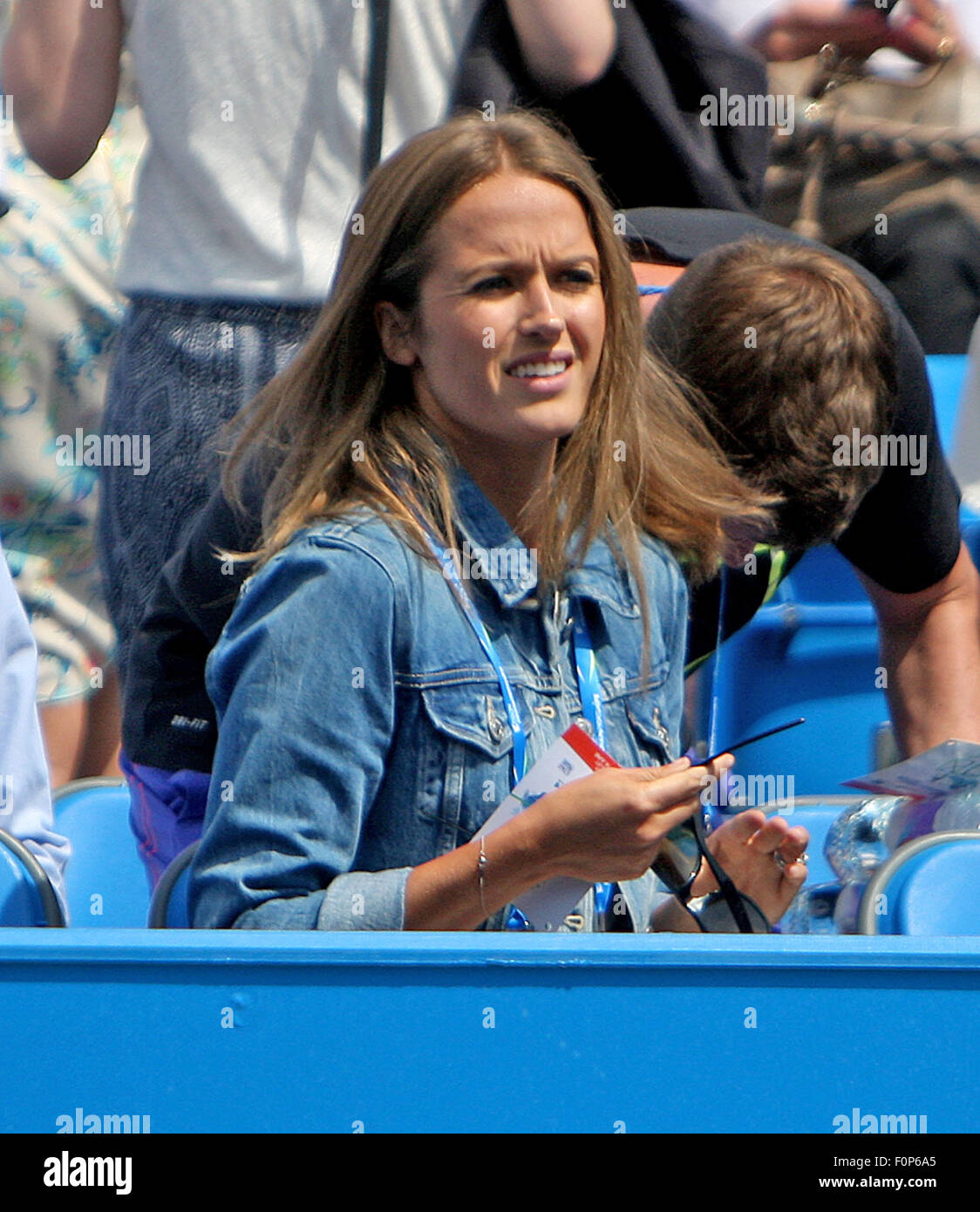 Kim Murray at the Aegon Championships at Queen's Club watching Andy ...