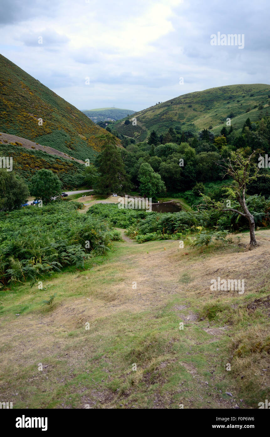 A view of Carding Mill Valley in Shropshire Stock Photo - Alamy