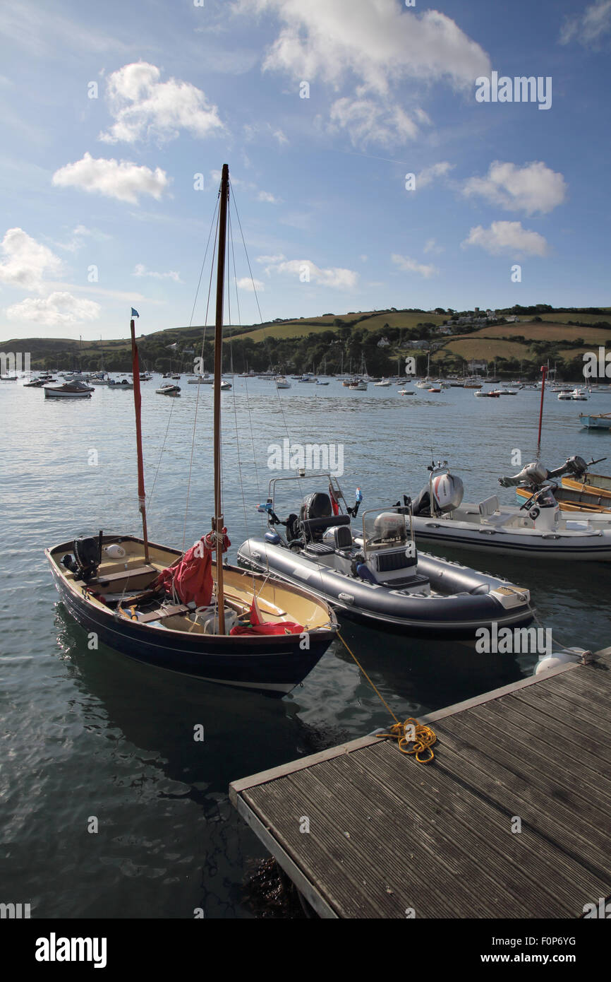 the sailing centre of salcombe on the south devon coast Stock Photo - Alamy