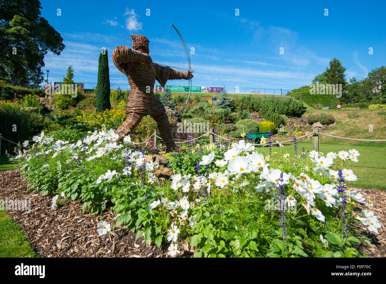 Summer at Nottingham Castle, Nottinghamshire England UK Stock Photo - Alamy