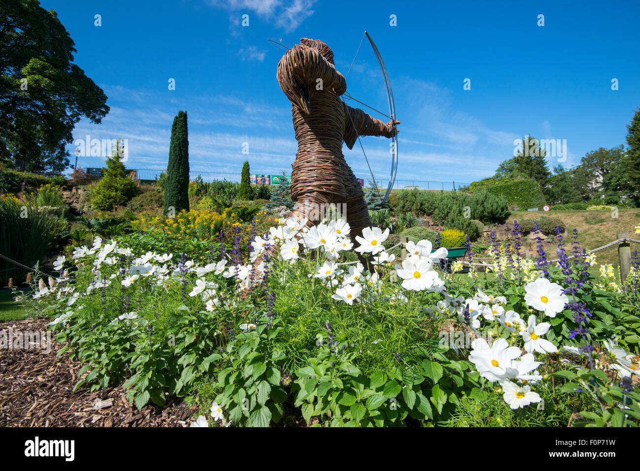 Summer at Nottingham Castle, Nottinghamshire England UK Stock Photo - Alamy