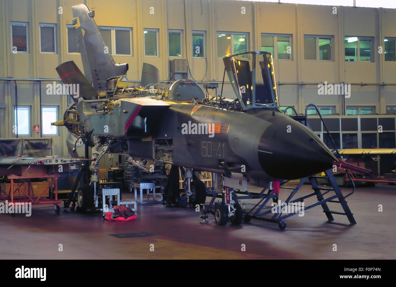 Italian Air Force, attack aircraft Tornado in the Cameri maintenance ...