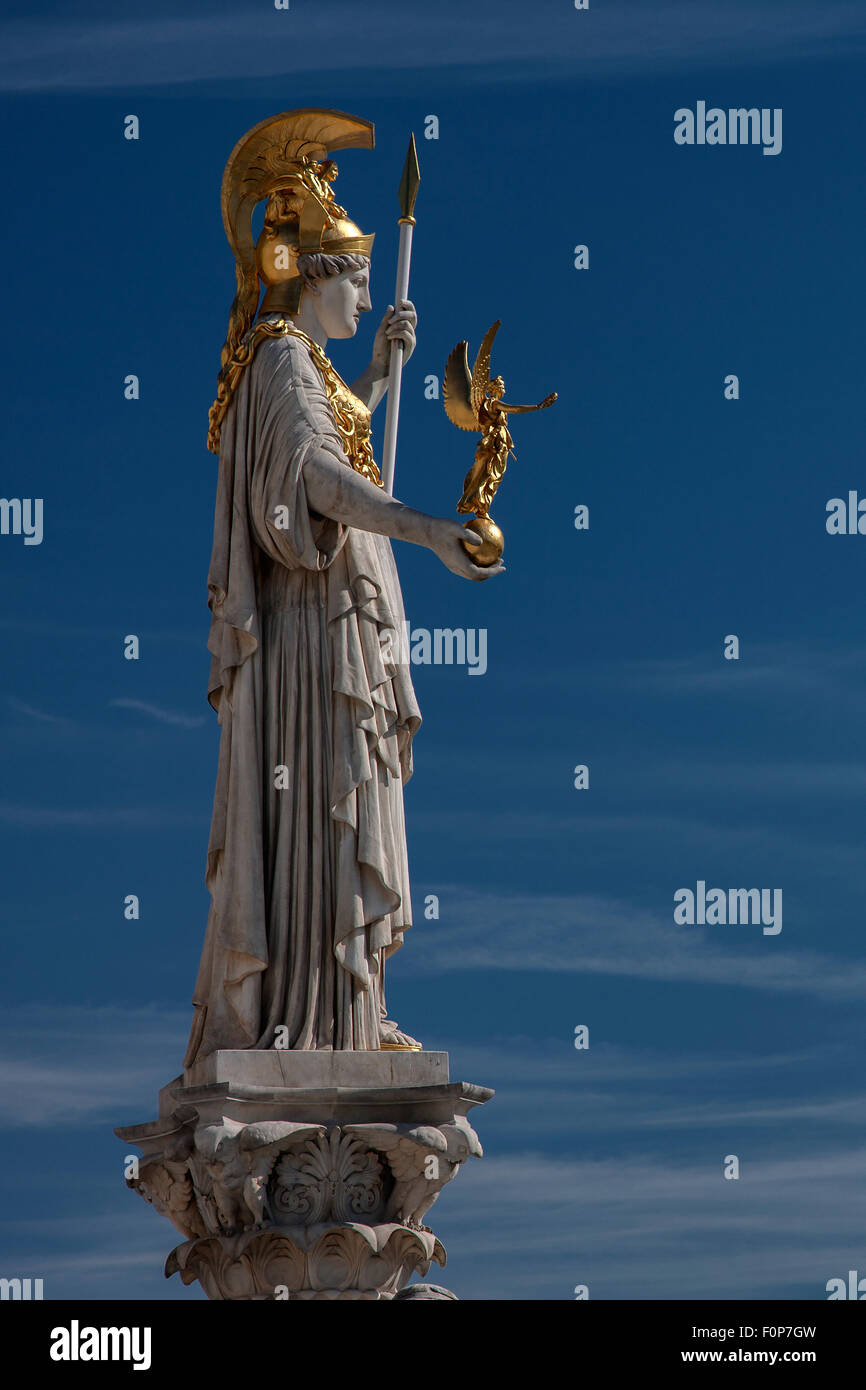 Roman statue of athena hi-res stock photography and images - Alamy