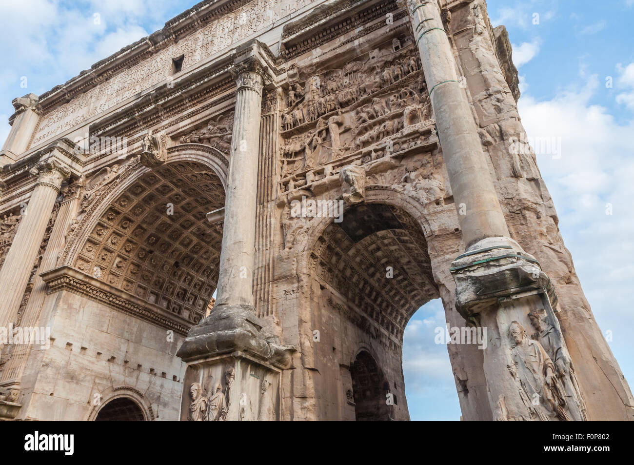 landscape of roman forum in roma italy Stock Photo - Alamy