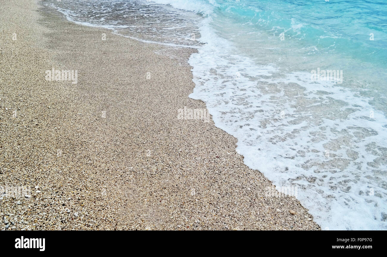 blue sea and sand beach Stock Photo - Alamy
