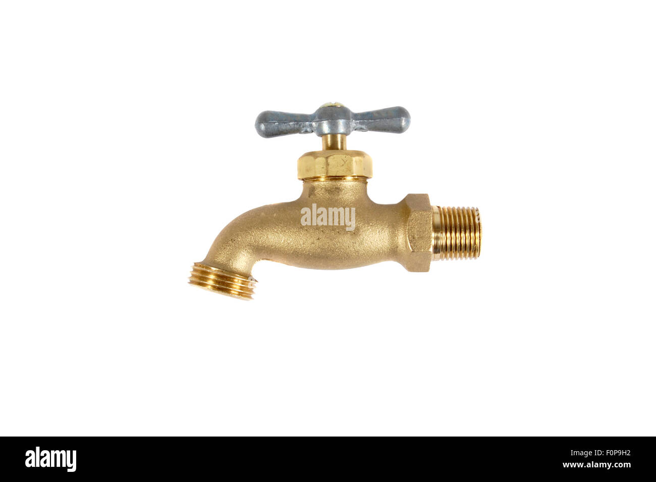 Faucet water isolated Cut Out Stock Images & Pictures - Alamy
