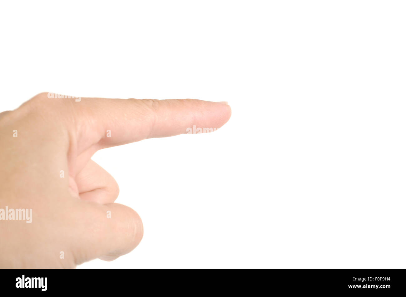 Hand pointing finger left right hi-res stock photography and images - Alamy