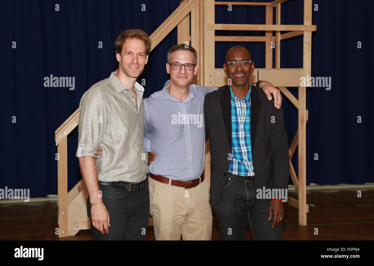 Photocall for Broadway musical 'Hamilton' held at New 42nd Street ...