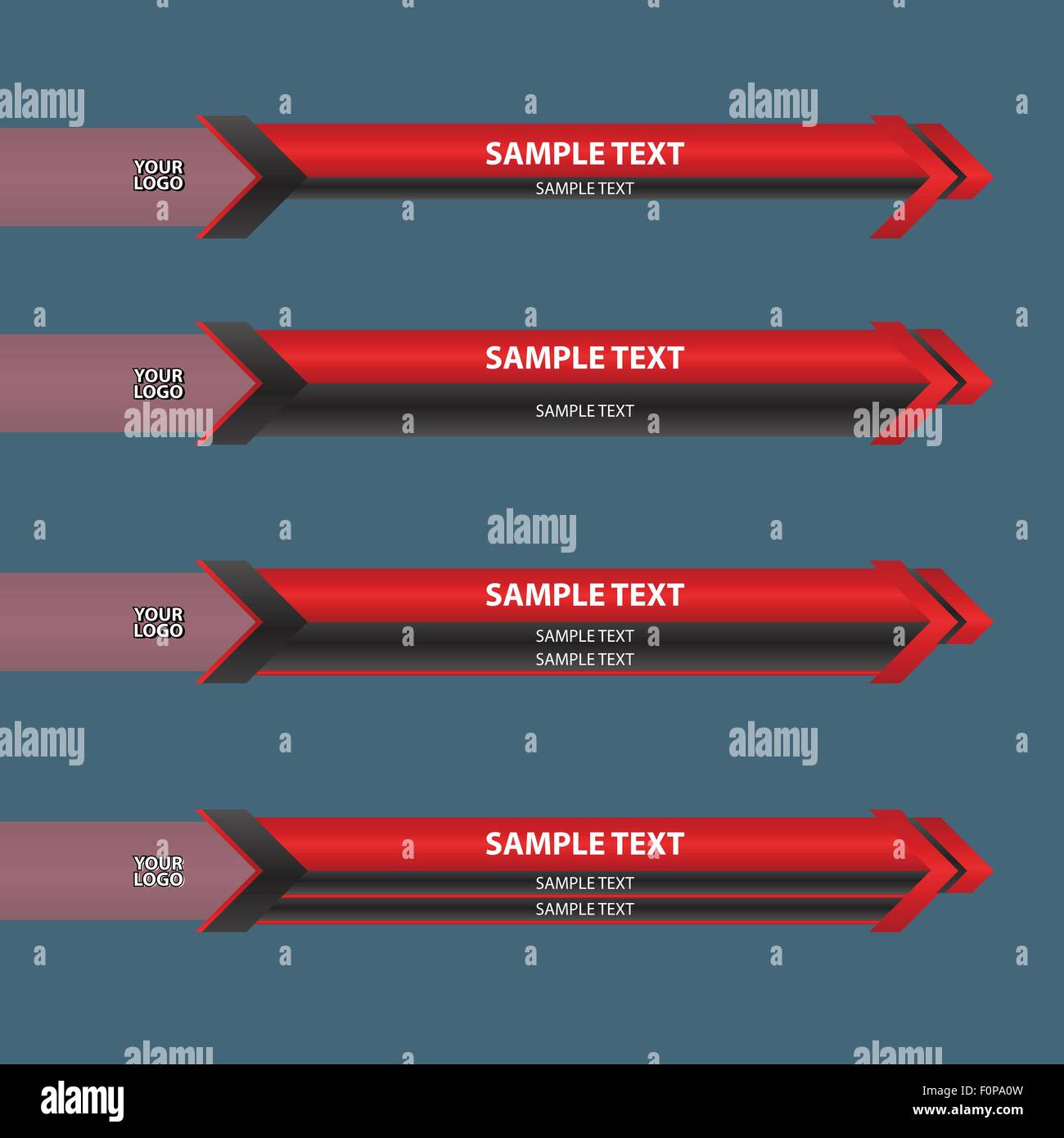 Bottom third Stock Vector Images - Alamy