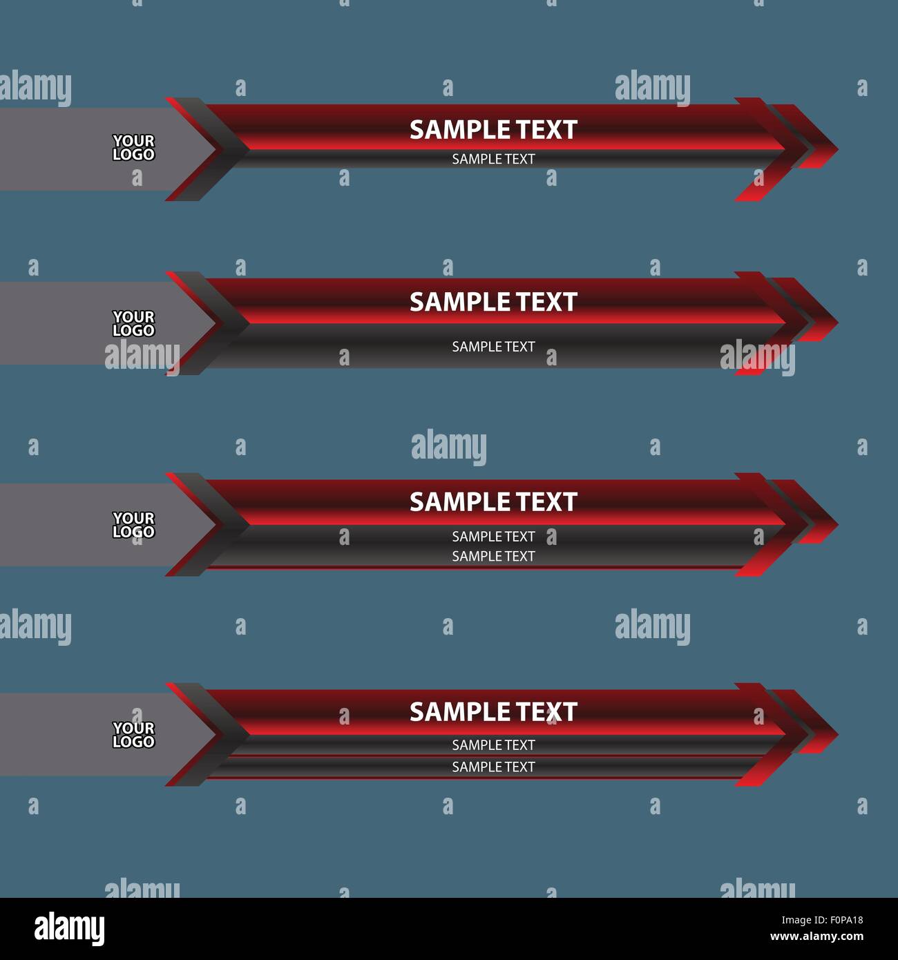 lower third banner Stock Vector Image & Art - Alamy