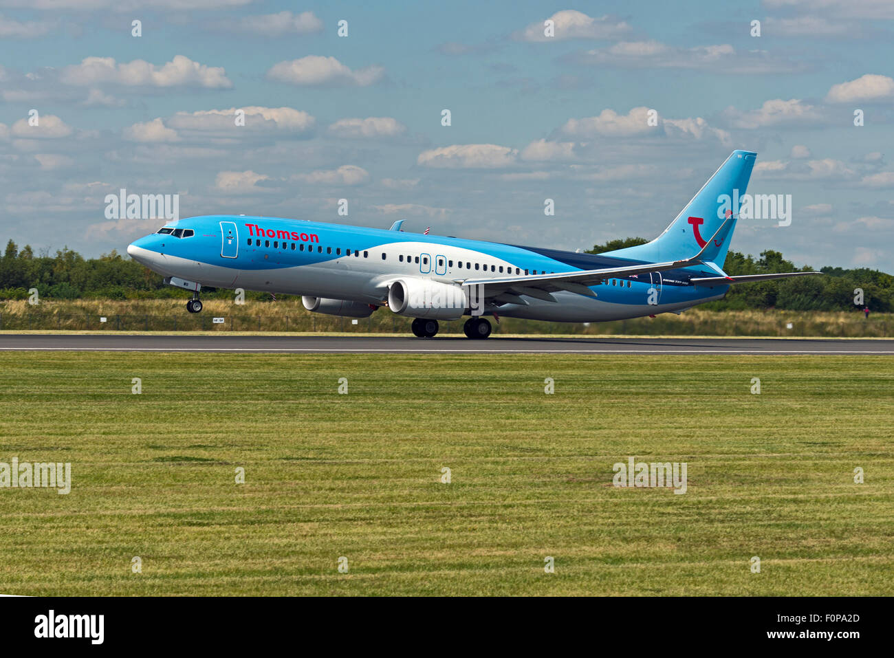 G-TAWB Thomson Airways Boeing 737-800 manchester airport England uk ...