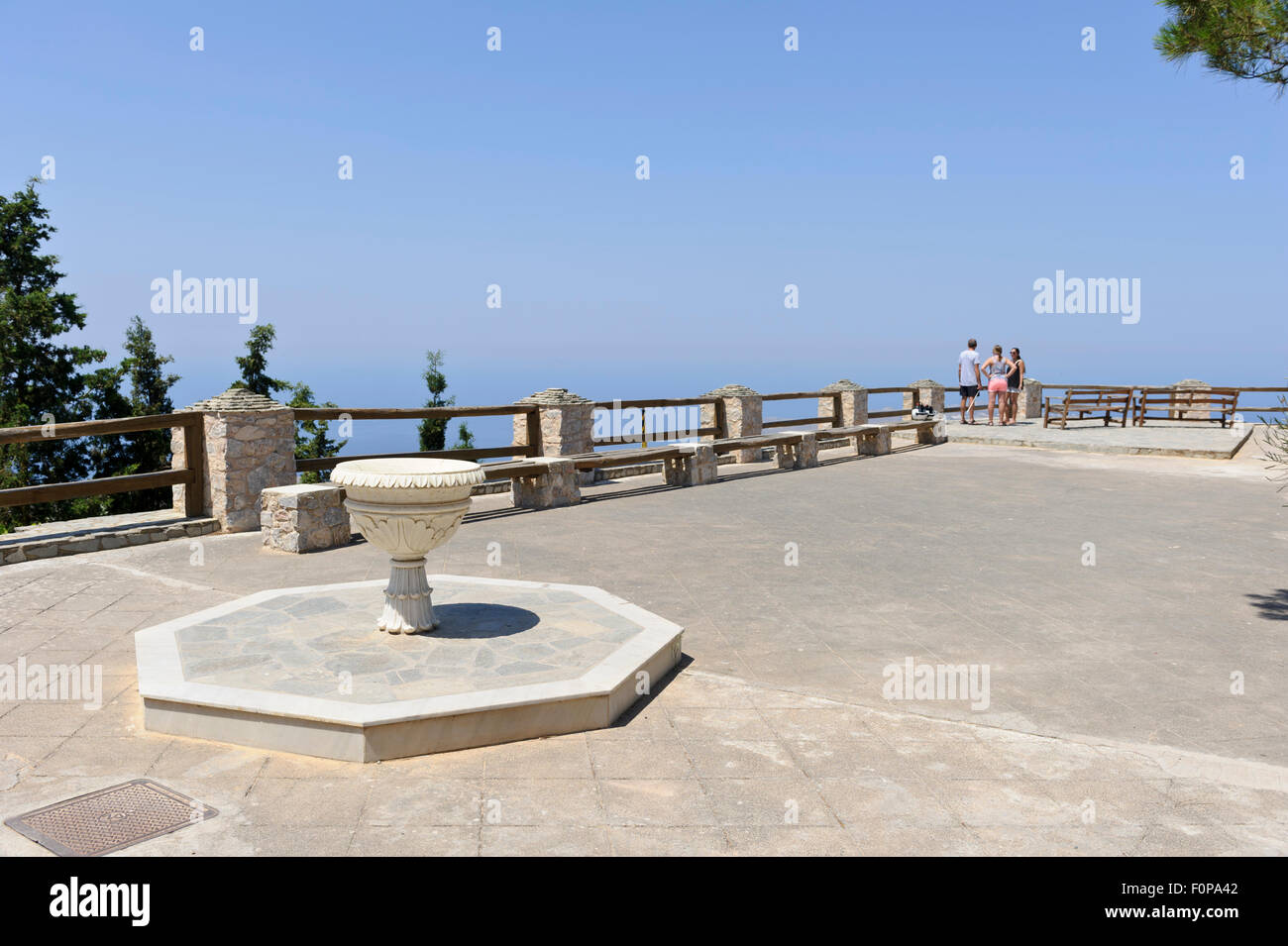 Prophet Elias Monastery Santorini High Resolution Stock Photography and ...