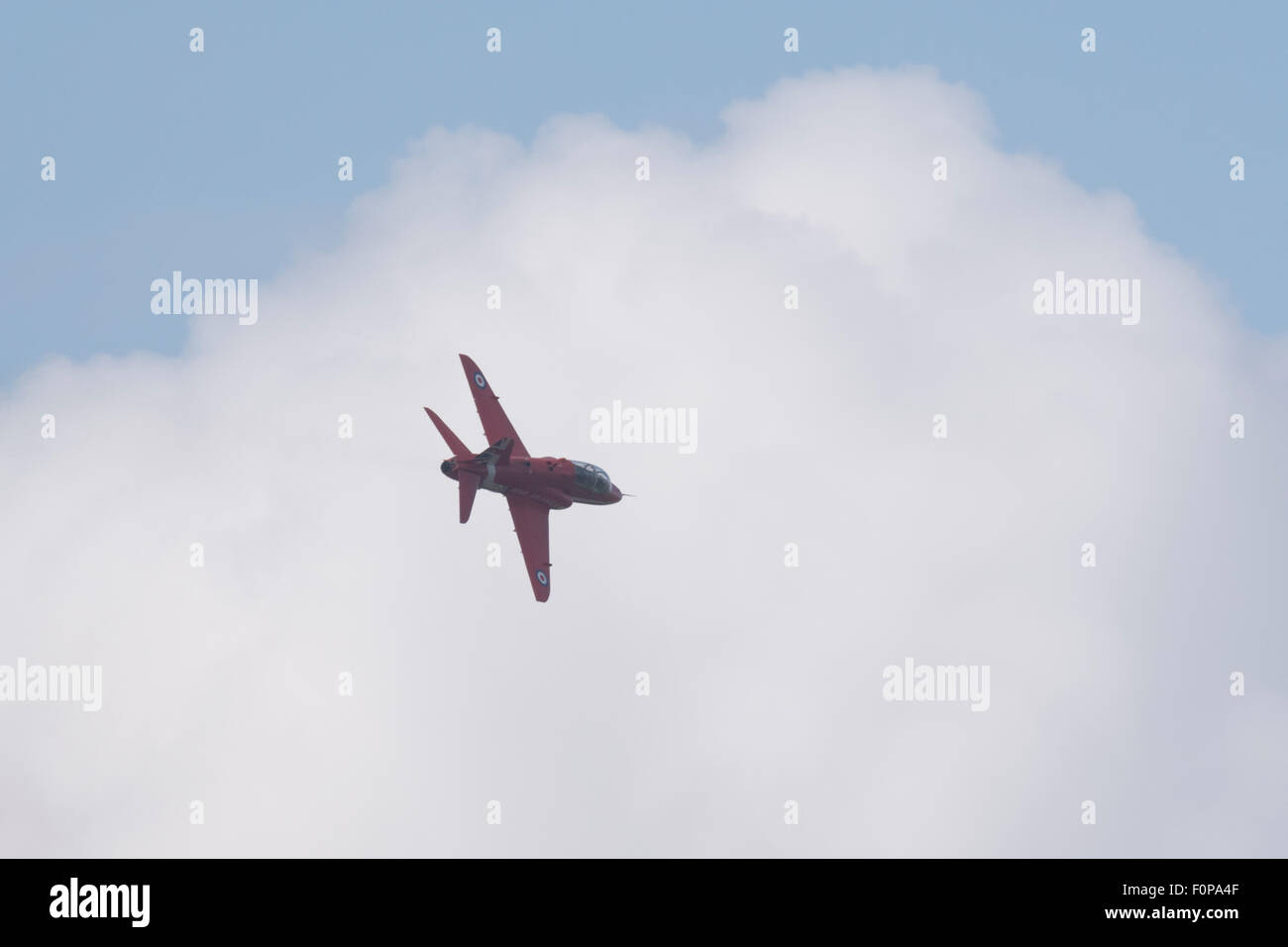 One Red Arrow flying over the English Channel at Airbourne (Eastbourne ...