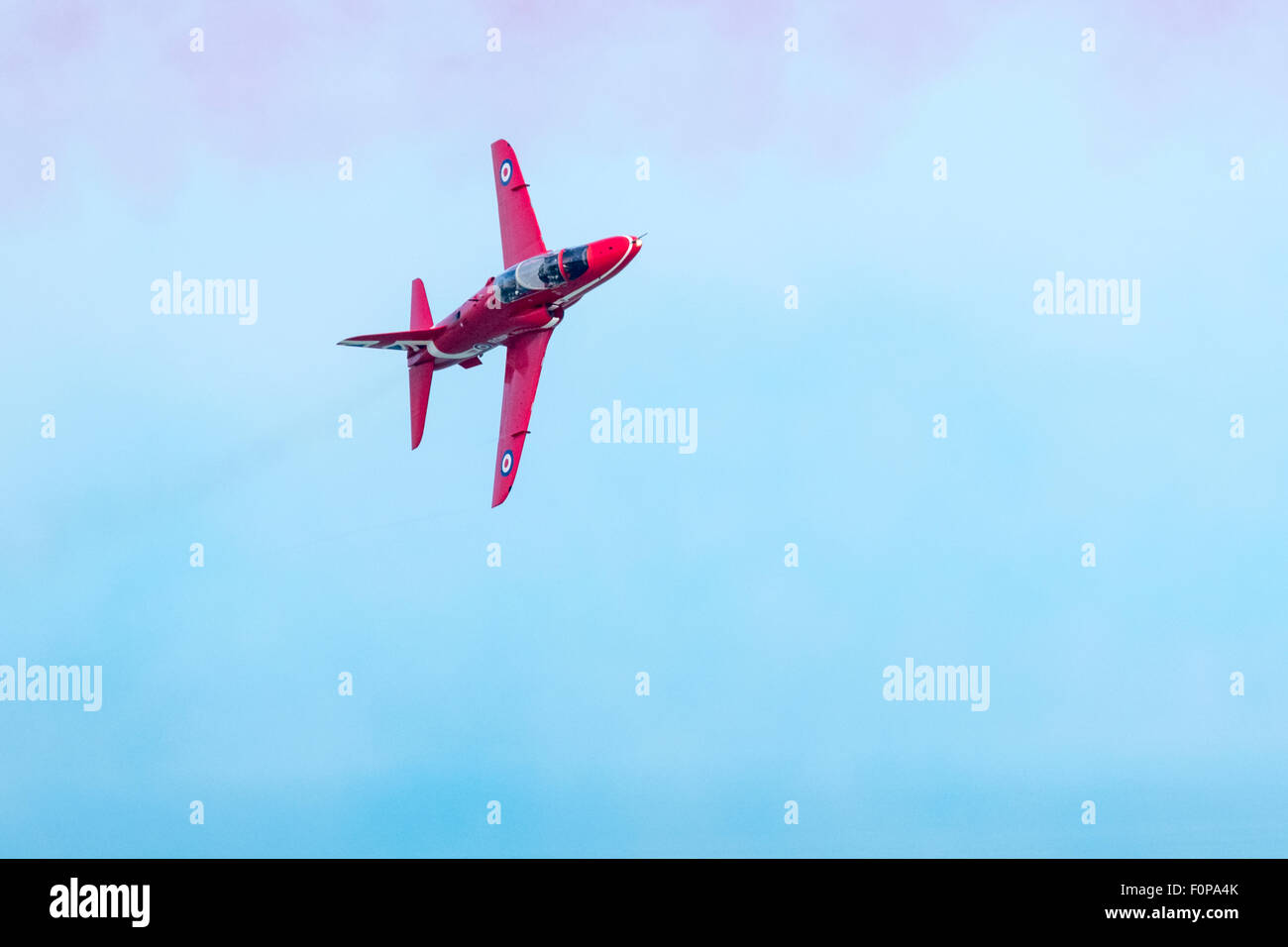 One Red Arrow flying over the English Channel at Airbourne (Eastbourne ...