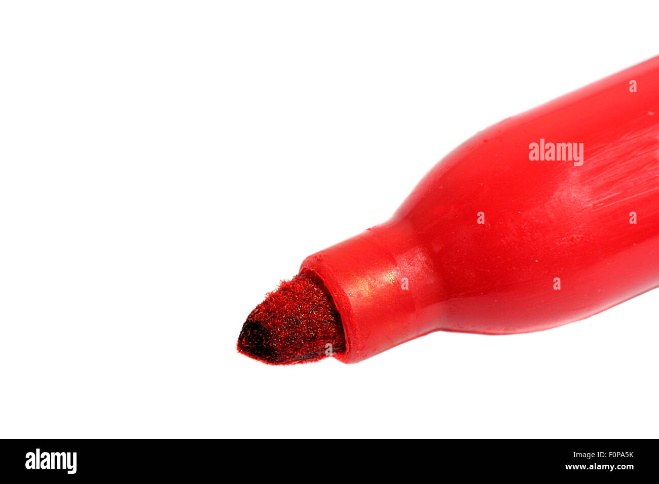 Red and white marker hi-res stock photography and images - Alamy