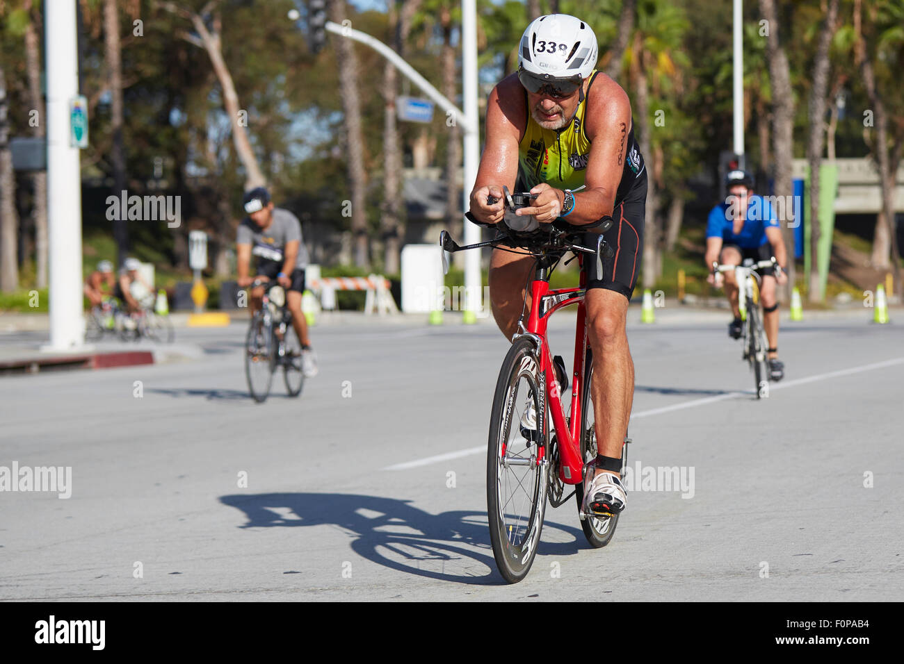 Exhausted cyclist athlete bike hi-res stock photography and images - Alamy