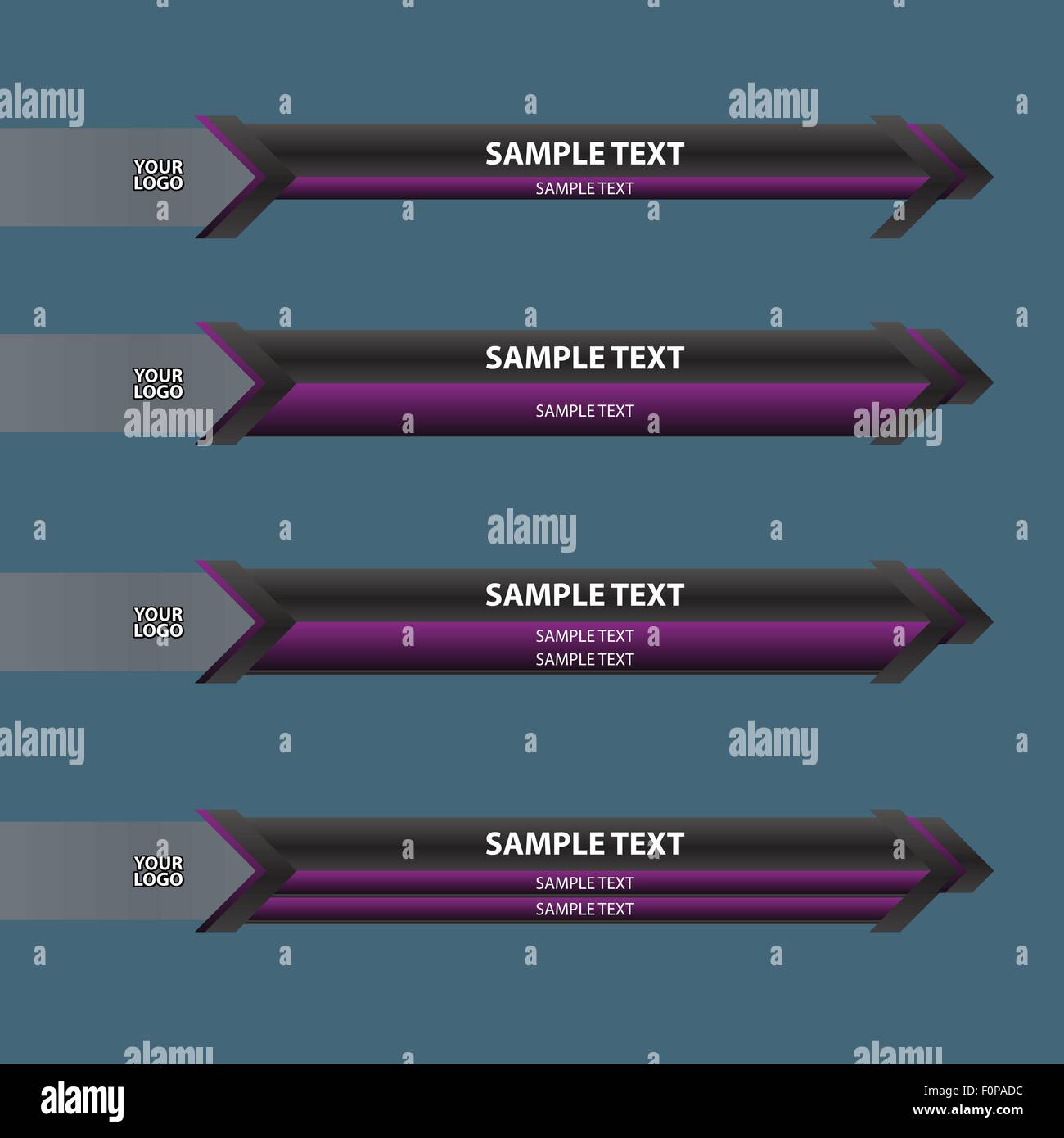 lower third banner Stock Vector Image & Art - Alamy