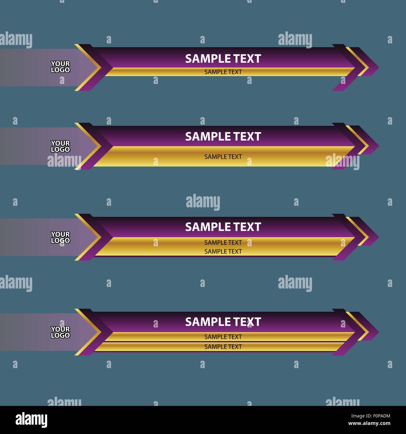 lower third banner Stock Vector Image & Art - Alamy