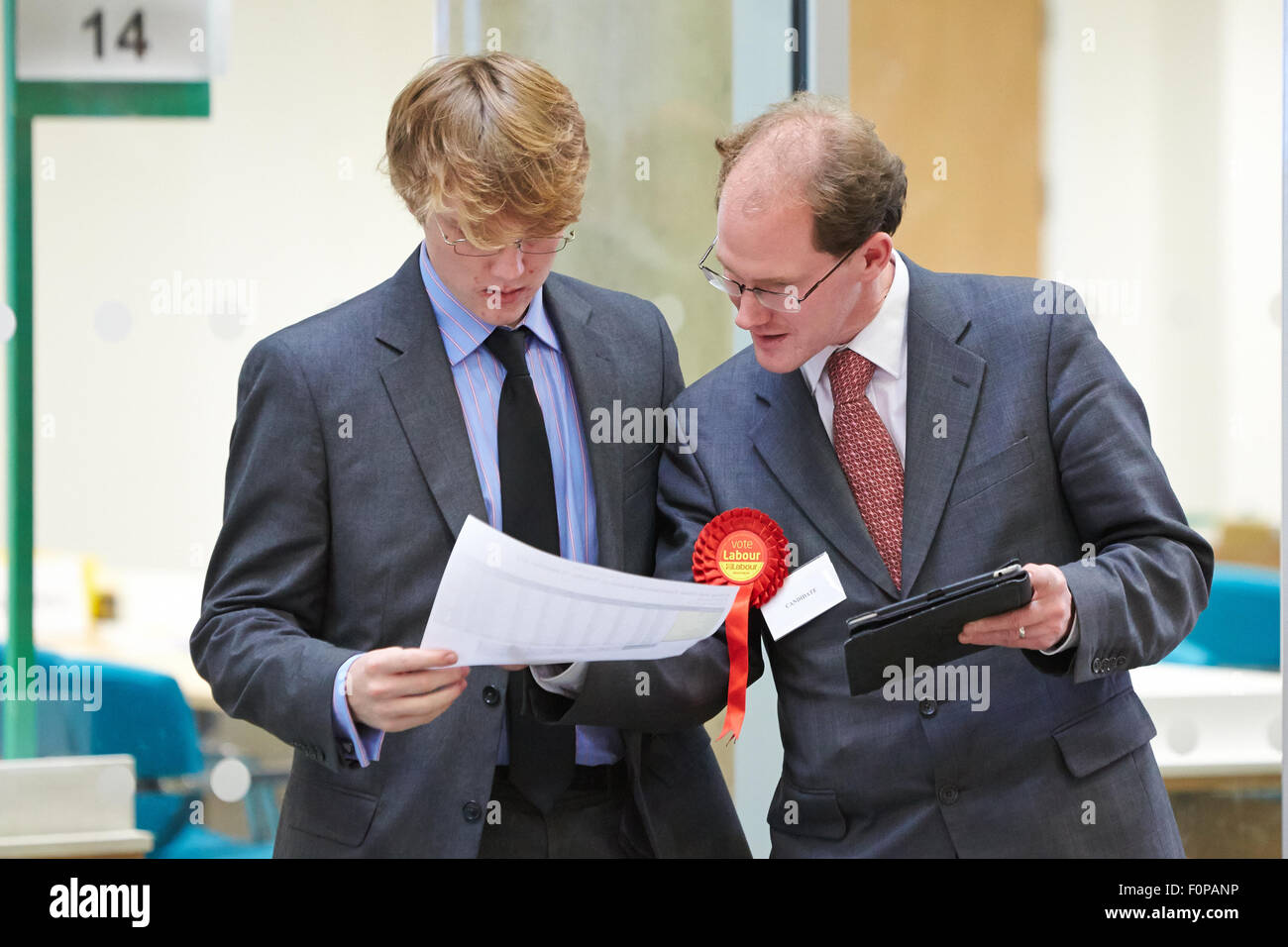 Tim Starkey (R), Labour candidate for the Thames Valley region 2012 ...