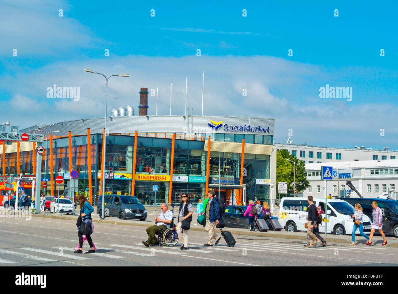 Passengers coming into town, Reisisadam, Passenger port, ferry terminal ...