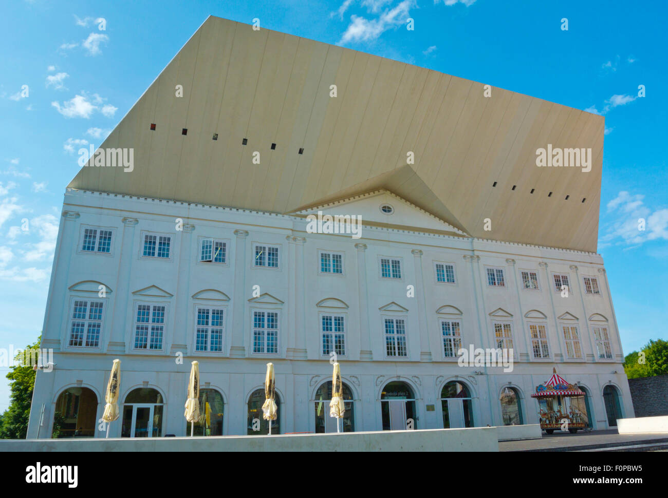 University buildings, Raekoja Plats, old town, Narva, Ida-Viru County ...