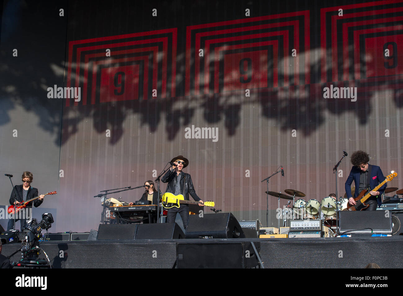 Beck performing at the Barclaycard British Summer Time in gigs in Hyde ...